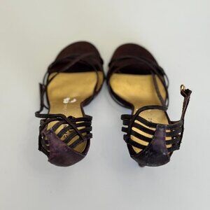 Chinese Laundry | Shoes | Chinese Laundry Brown Strappy Open Toe Heels ...